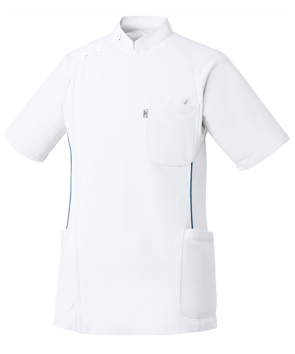 MZ0049-C-1 ケーシージャケット〔男性用〕 ホワイト | 医療用白衣・スクラブの通販 | 【公式】埼玉ユニホームオンラインショップ